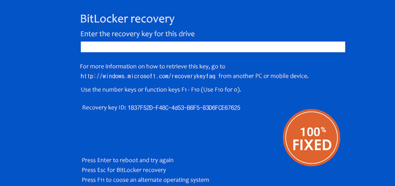 Sửa lỗi BitLocker Recovery Key khi mở Windows 11